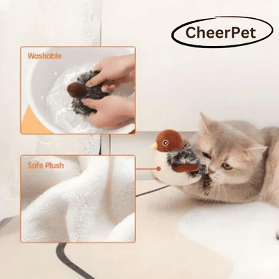CheerPet® | Interaktives Katzenspielzeug mit Feder